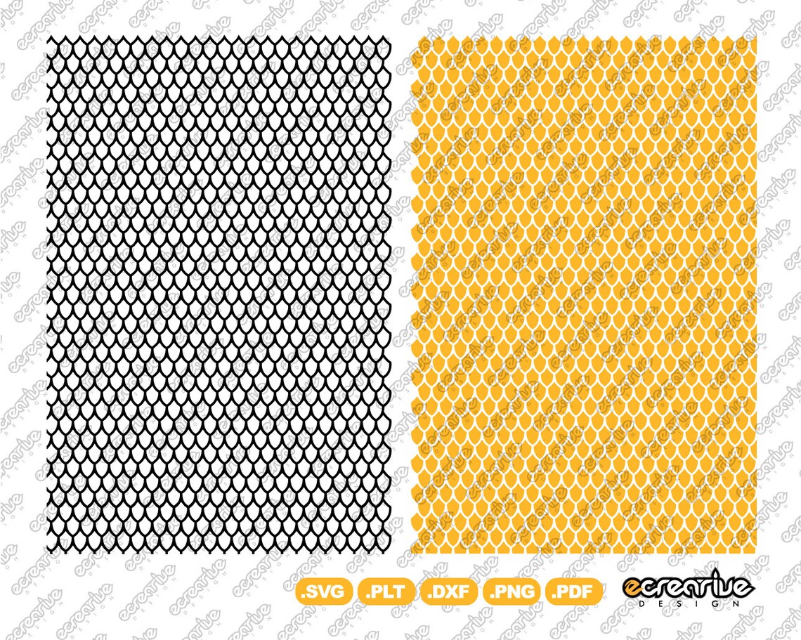 SCALES Vector Laser Stippling Pattern Template SVG PLT - Etsy
