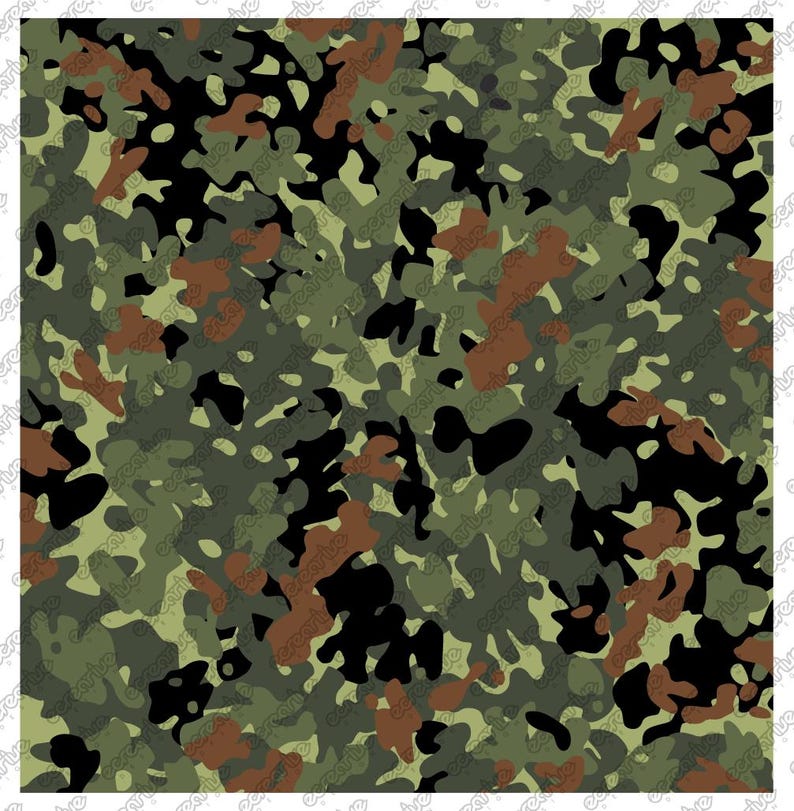 FLECKTARN Camo Cerakote Stencil Digital Template SVG DXF - Etsy