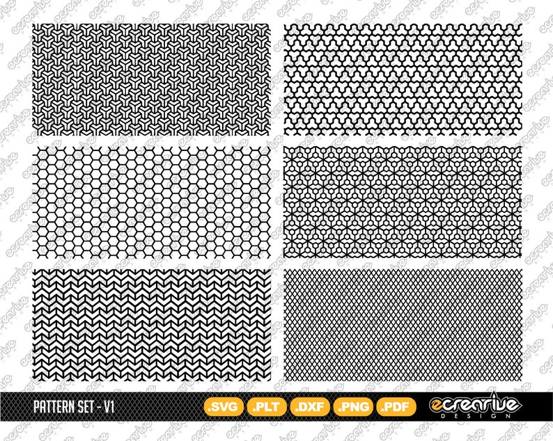 Laser Stippling Pattern Template Set V1 SVG PLT - Etsy