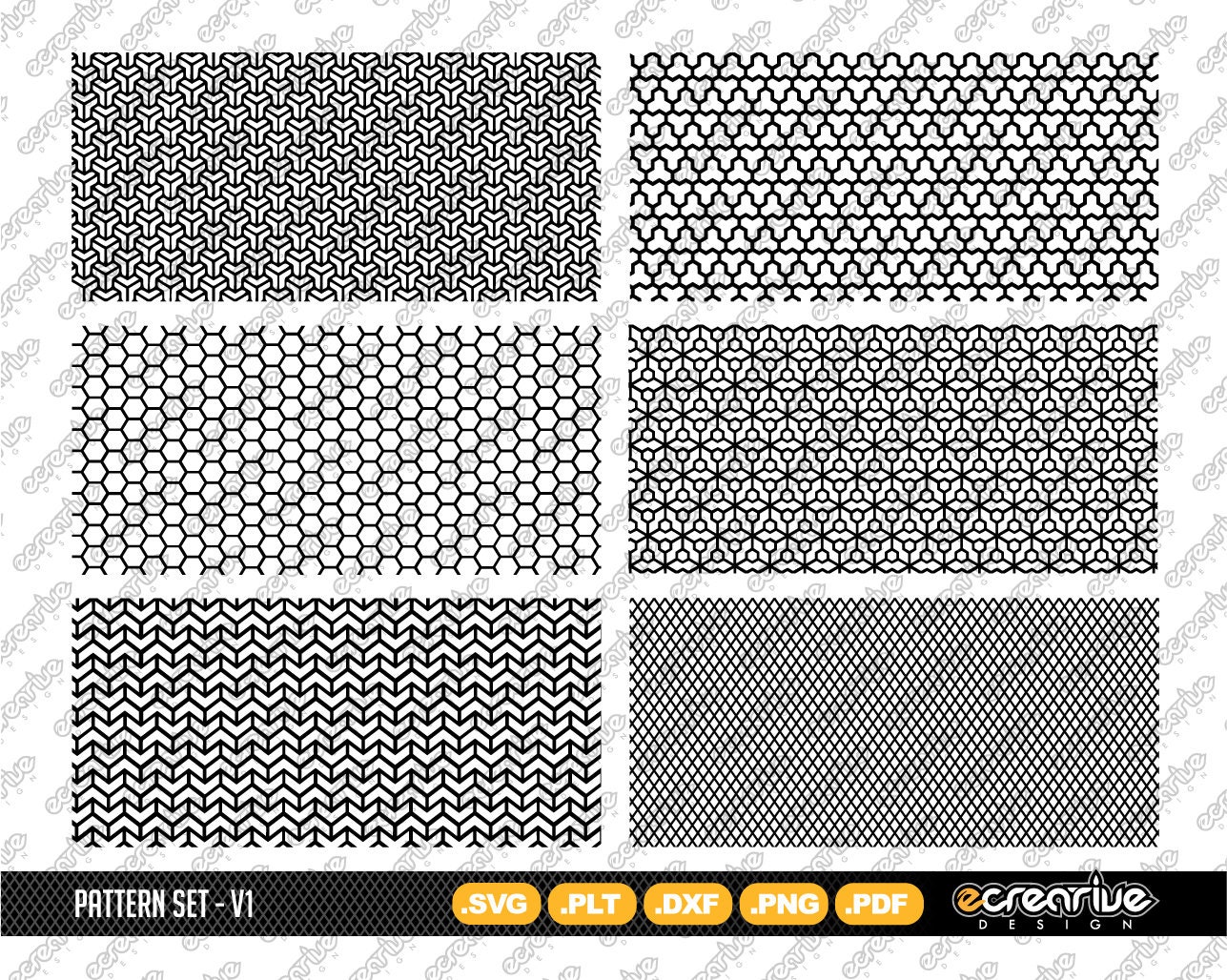 Laser Stippling Pattern Template Set V1 SVG PLT - Etsy