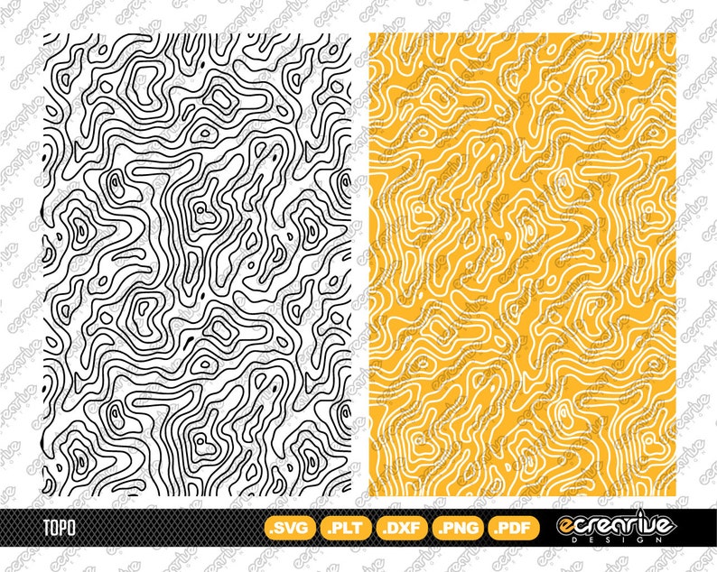 TOPO Vector Laser Stippling Pattern Template SVG PLT - Etsy