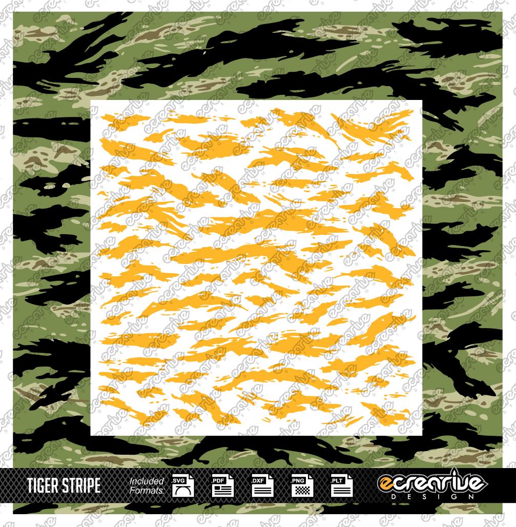 TIGER STRIPE Camo Cerakote Stencil Digital Template Svg Dxf - Etsy