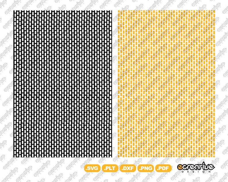 BRICK Vector Laser Stippling Pattern Template SVG PLT - Etsy