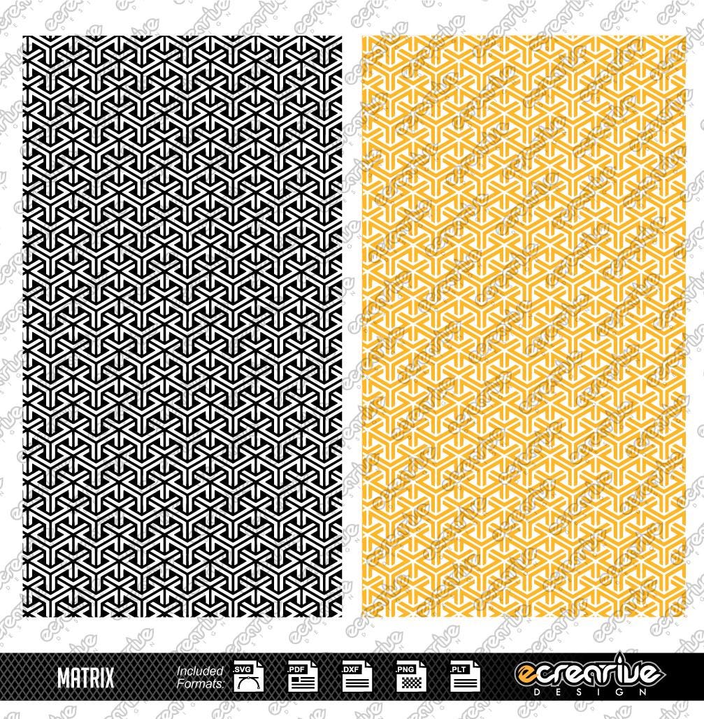 MATRIX Vector Laser Stippling Pattern Template SVG PLT - Etsy