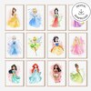 Princesses Set of 6 Posters Printable Wall Art Decor Girl Room Decor ...