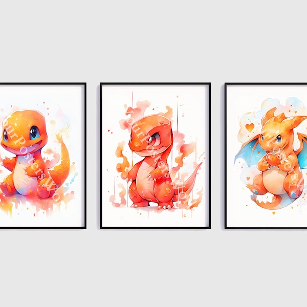 Charmander Evolution - Etsy