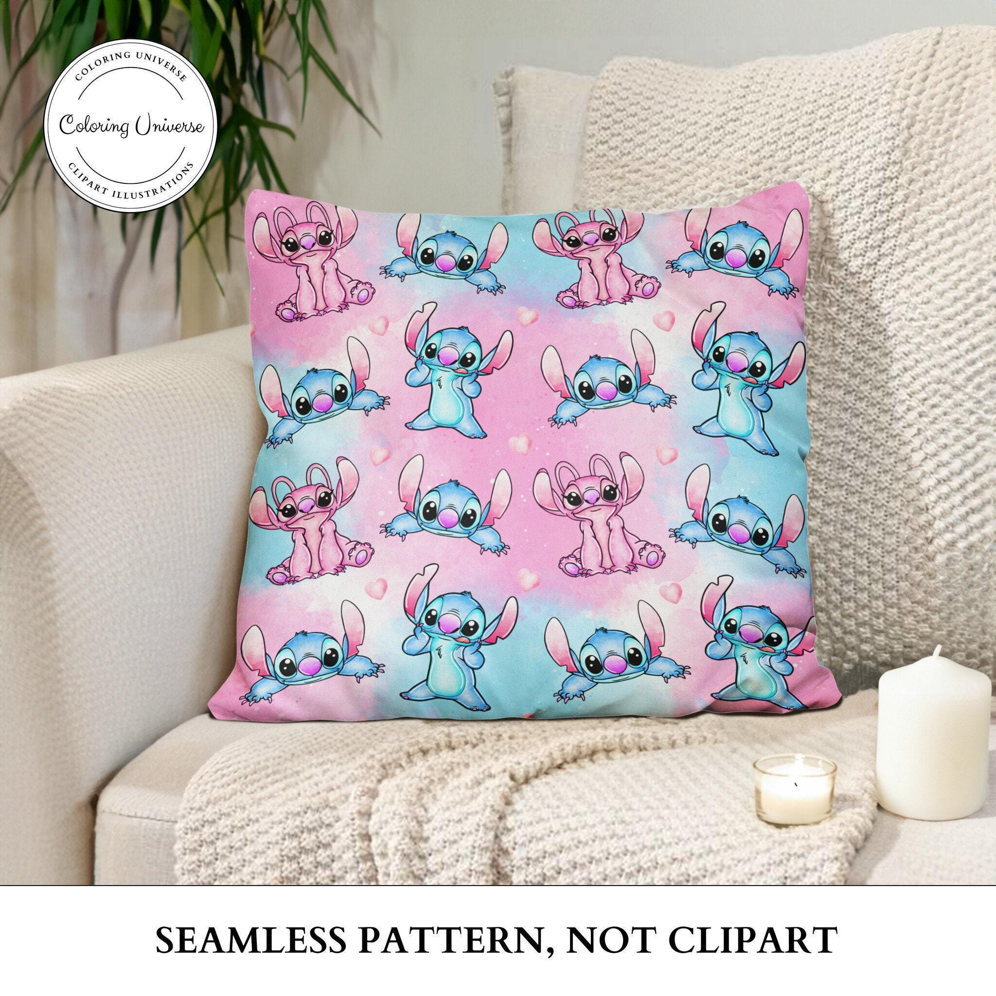 Angel and Stitch Seamless Pattern - Stitch Sublimation File - Stitch ...