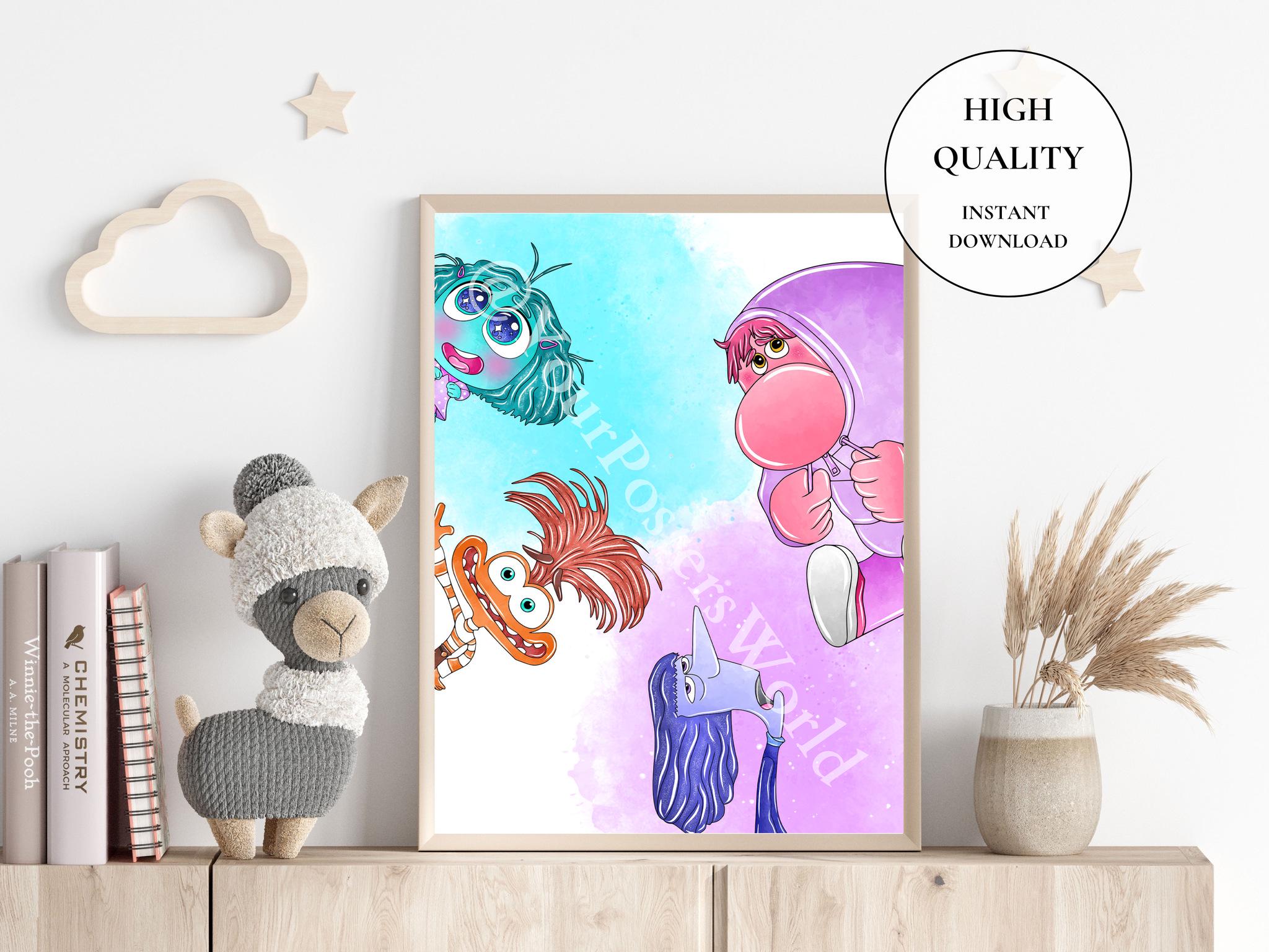 Inside Out 2 Classroom Poster, Coping Skills for Emotions, Custom ...