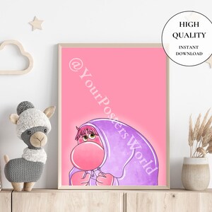Inside Out 2 Characters, Nursery Room Printable Decor, Digital Posters ...