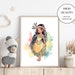 Princesses Set of 6 Posters | Printable Wall Art Decor | Girl Room ...