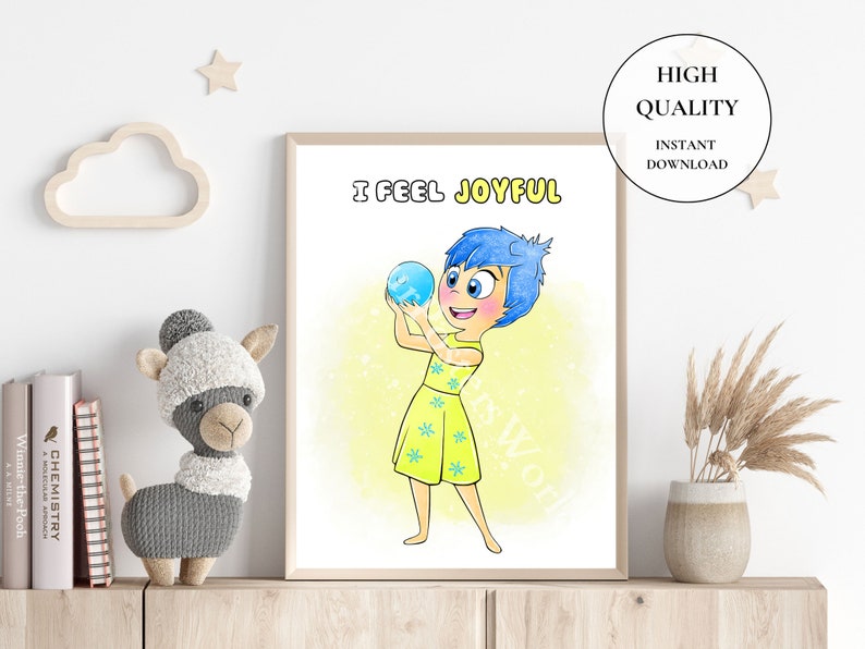 Inside Out Characters - Nursery Room Printable Art Decor - Digital ...