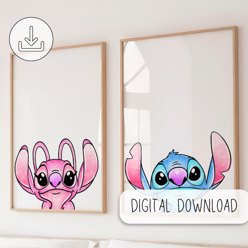 Stitch Poster - Etsy