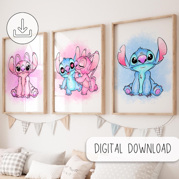 Stitch Poster - Etsy