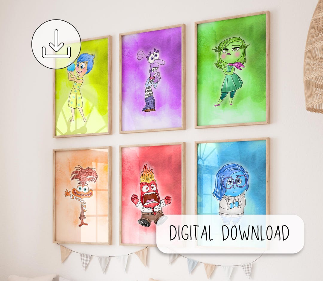 Inside Out Emotions Poster, Classroom Emotions Signs, Inside Out ...