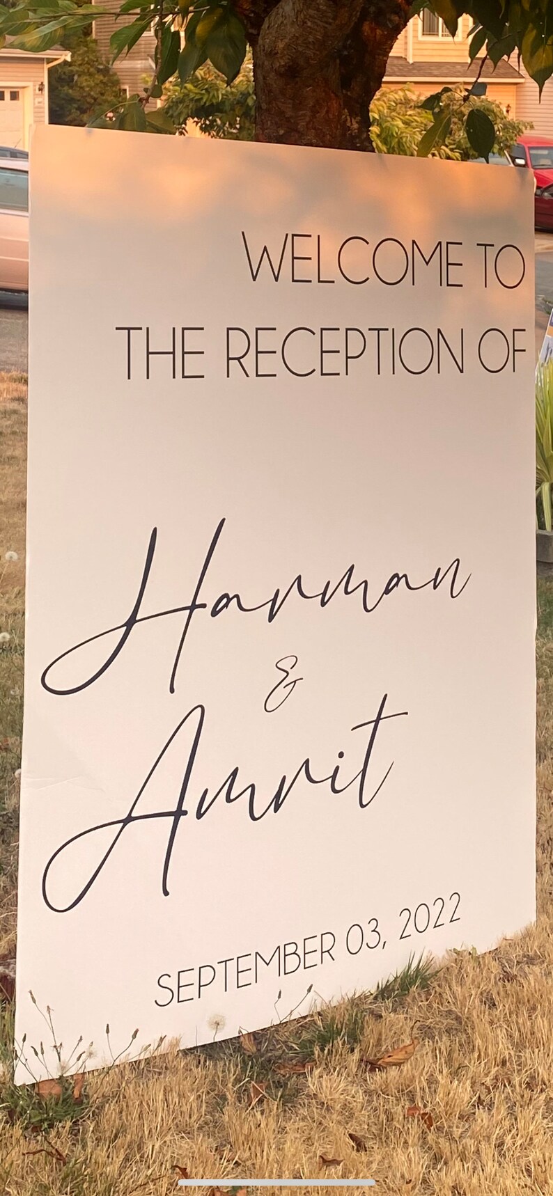 Welcome Reception Sign Welcome Wedding Foam Board Sign - Etsy