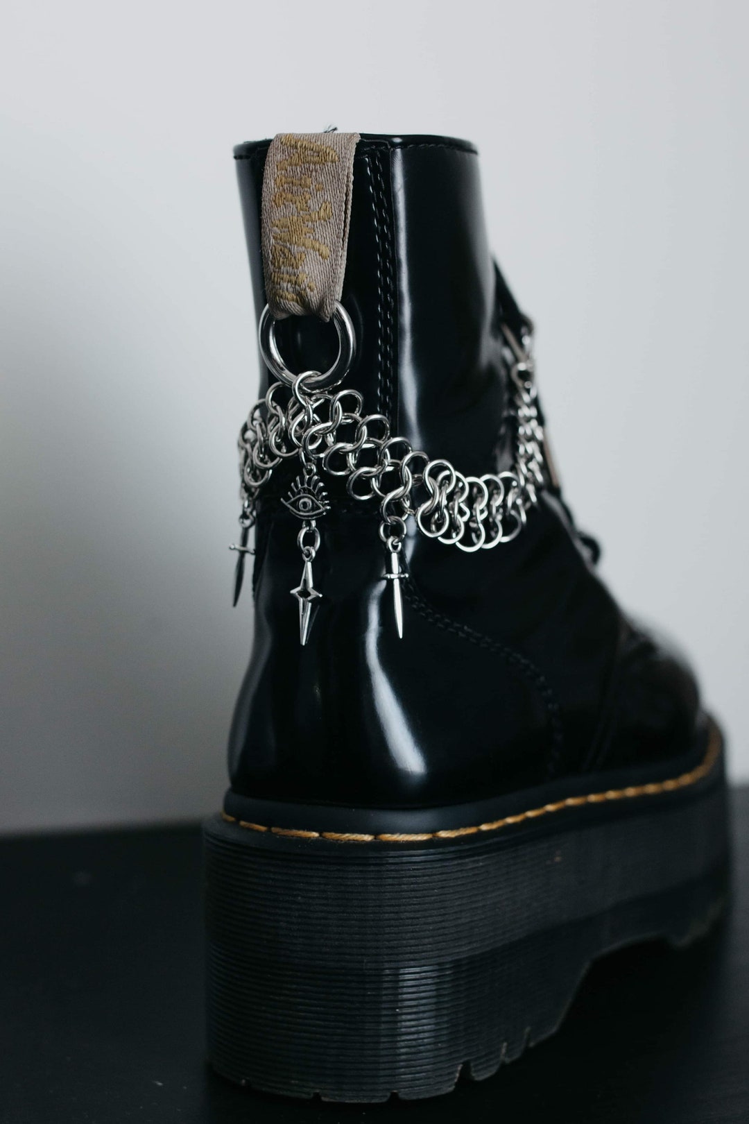 Eye of Sauron, Chainmaille, Silver Chain, Boot Chain, Chainmail, Chain Jewellery, Silver ...