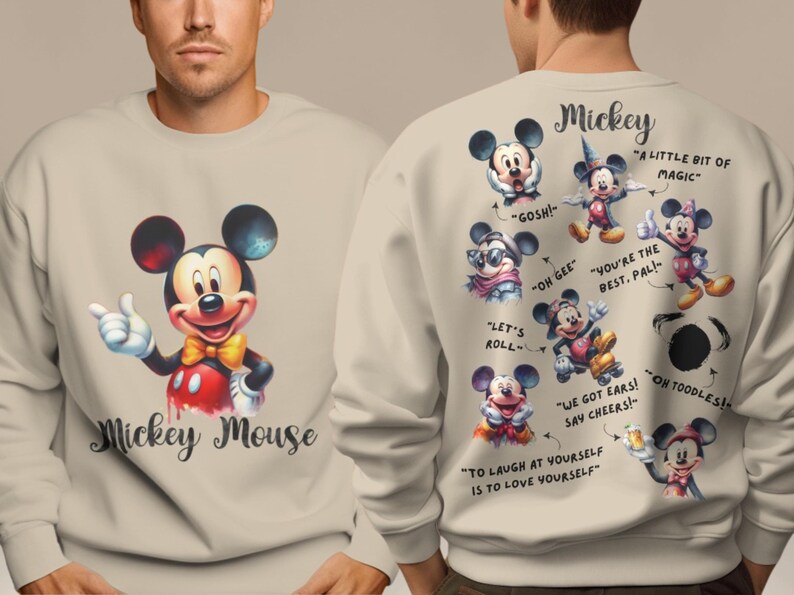 Mickey Mouse 2 Side Digital Mickey 2024 Png, Mickey Mouse, Mickey Mouse ...