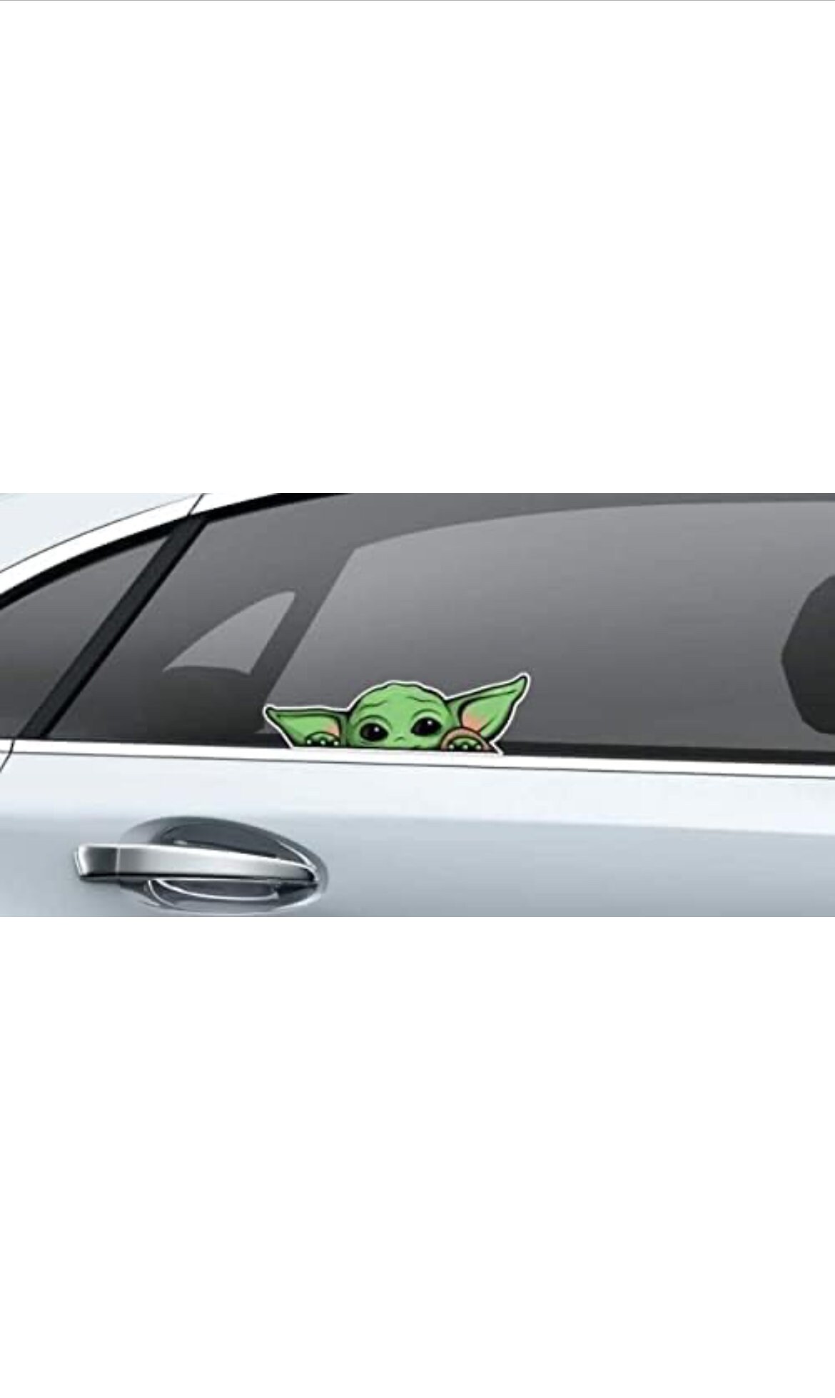 2 Pack Peeking Baby Yoda Vinyl Decal Sticker for Cars - Etsy