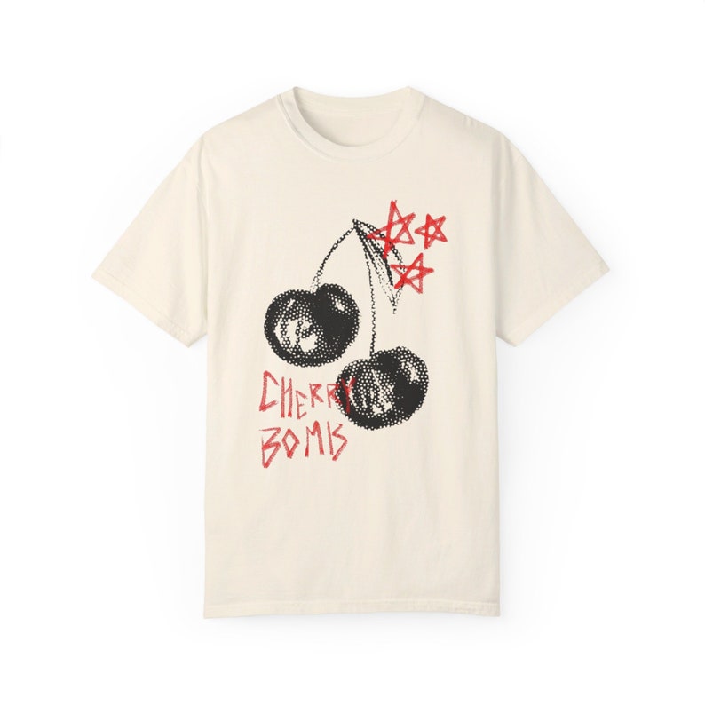 Cherry Bomb T-shirt, Punk Rock Graphic Tee, Edgy Cherry, Retro Music ...