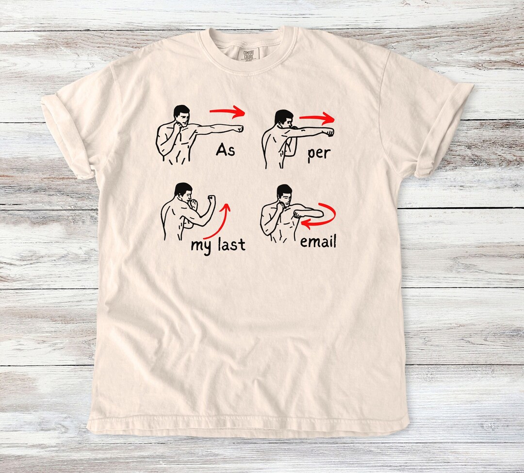 Office Fight Club Meme T-shirt Hilarious Boxing Moves for Work Funny ...