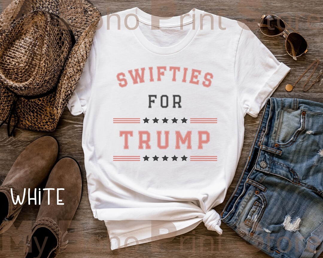 Camiseta de la manifestación de Swifties For Trump, camisetas Pro Trump ...