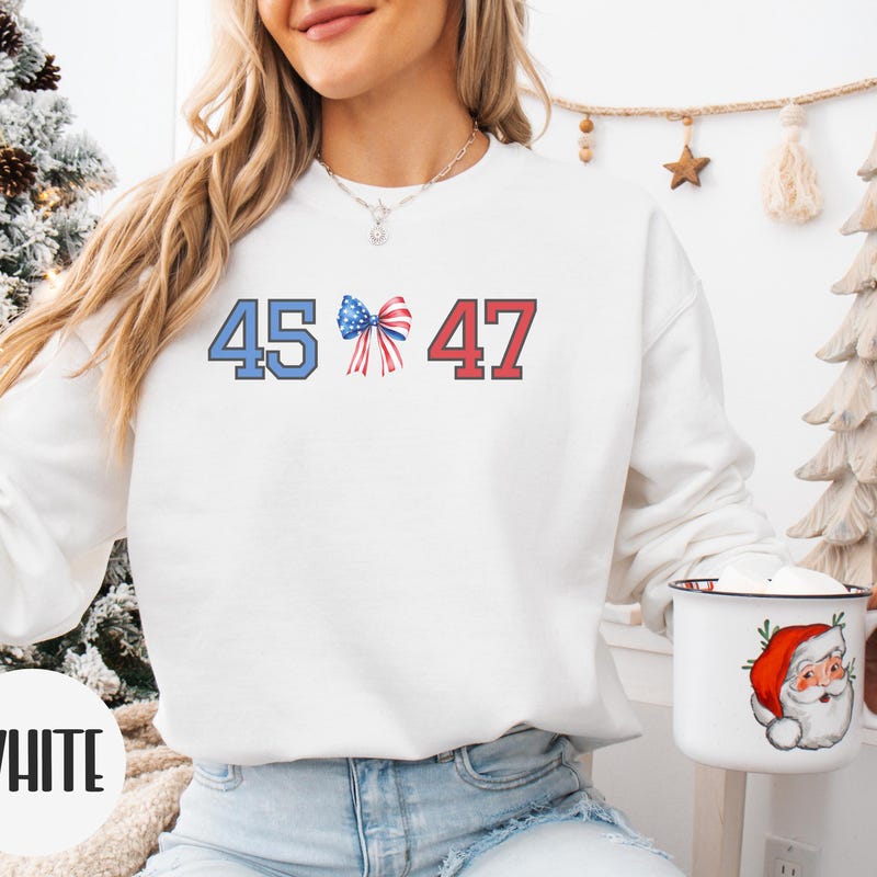 Trump 45 47 Sweatshirt - Etsy