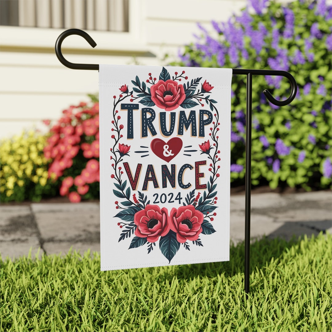 Trump Vance 2024 Yard Sign Flag, Trump Girl Bold Colorful Women for ...