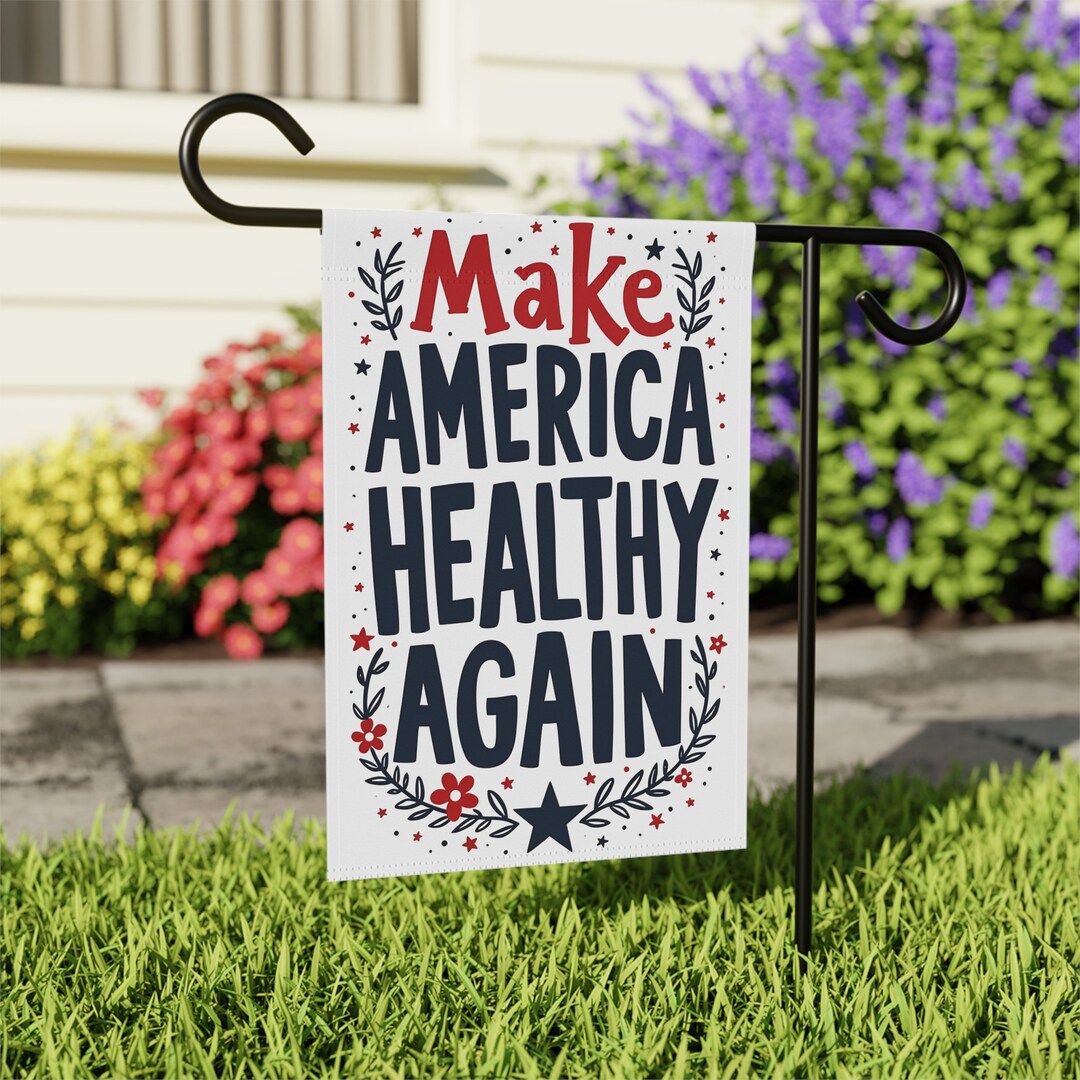 Make America Healthy Again Bold Garden Flag Yard Sign MAGA MAHA Yard ...