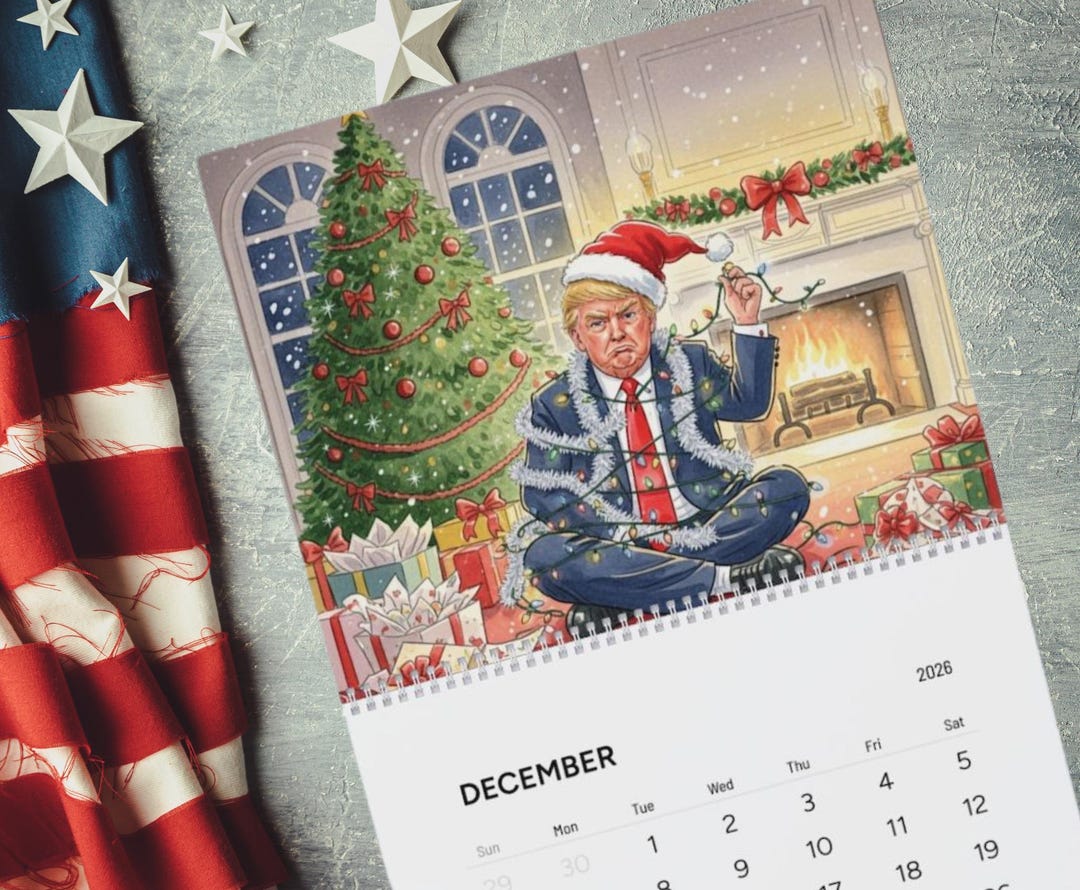 Trump 2026 Calendar Funny Donald Trump Wall Calendar Gift MAGA Home ...
