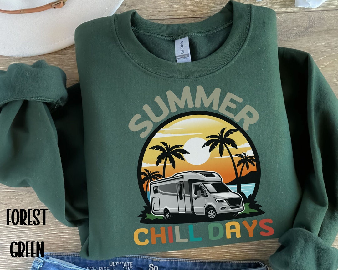 RV Caravan Camper Van Sweatshirt, Caravan RV Lover Shirt Gifts ...