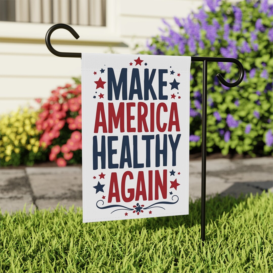 Make America Healthy Again Bold Garden Flag Yard Sign MAGA MAHA Yard ...