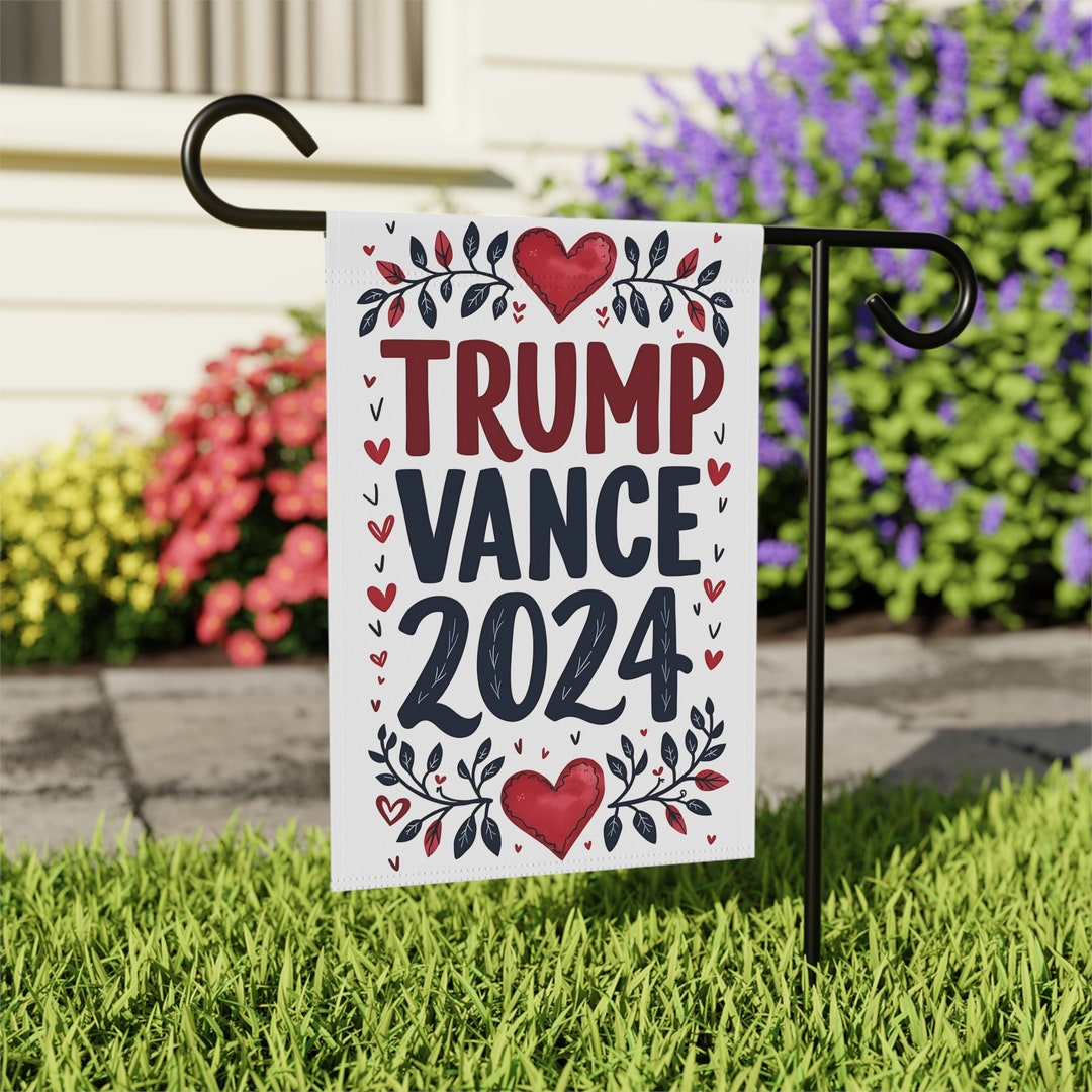 Trump Vance 2024 Yard Sign Flag, Trump Girl Bold Colorful Women for ...