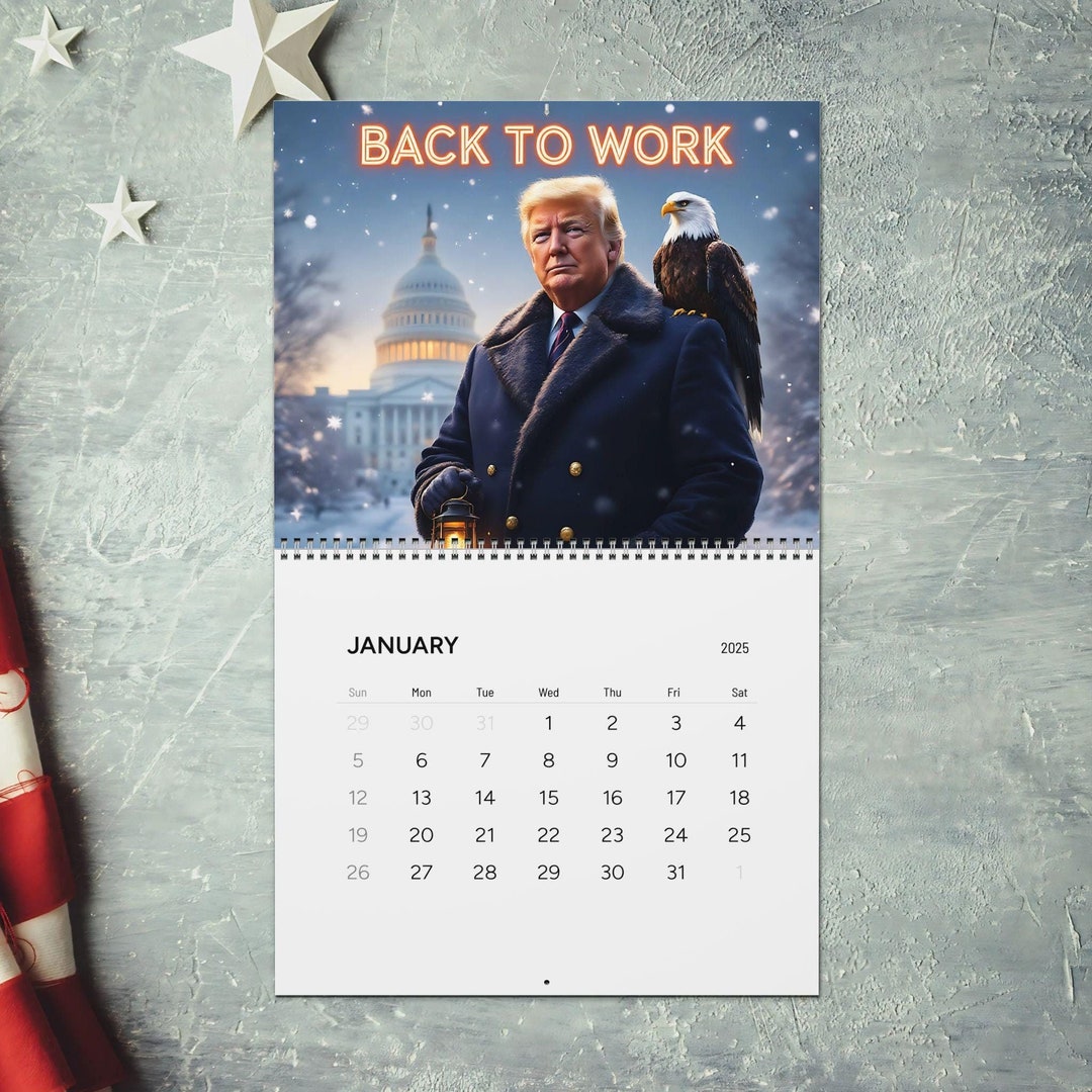 Trump 2025 Wall Calendar Gift, Funny Trump Calendar Christmas Gift ...
