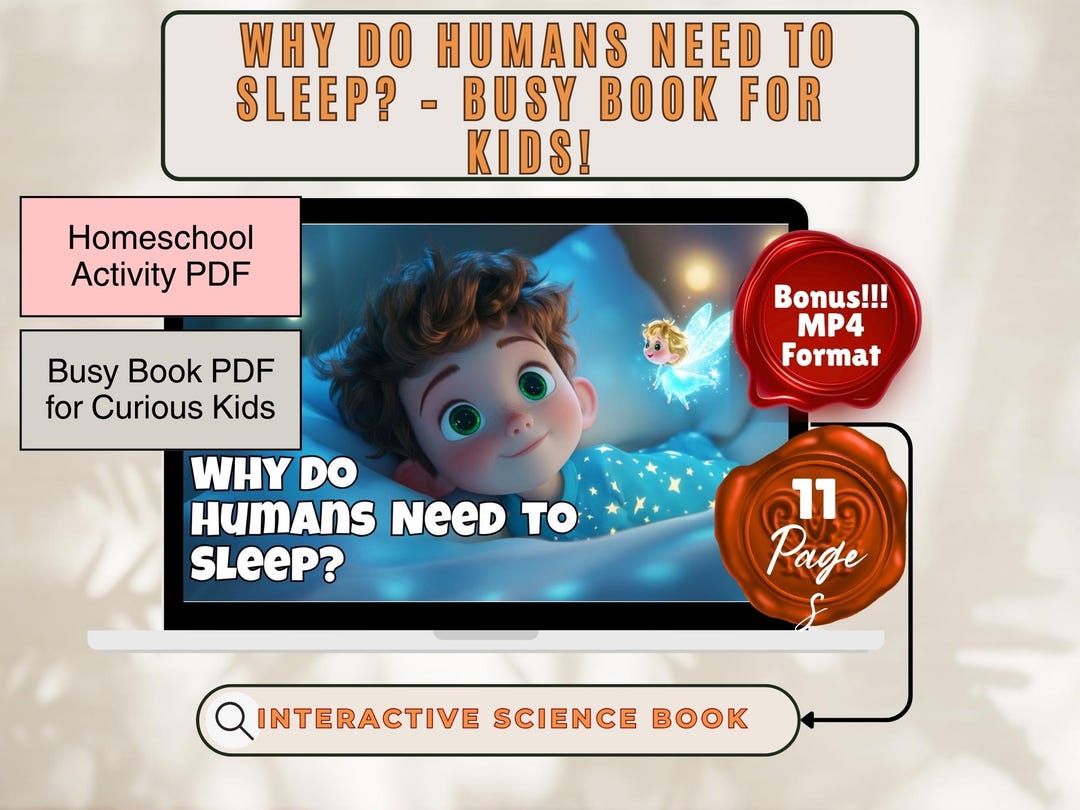 Why Do Humans Need to Sleep? | Fun Science Worksheet | Activity Fun and ...