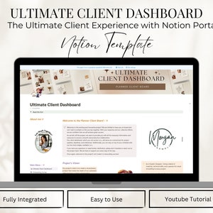 Client Dashboard Notion Template,notion Client Portal Notion Template,creative Client Dashboard ...