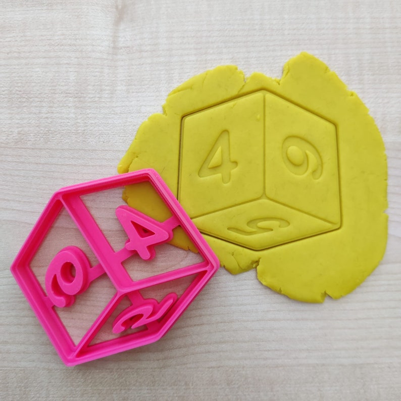 Dice Set of RPG Dnd & Dungeons and Dragons Cookie Cutter Set - Etsy