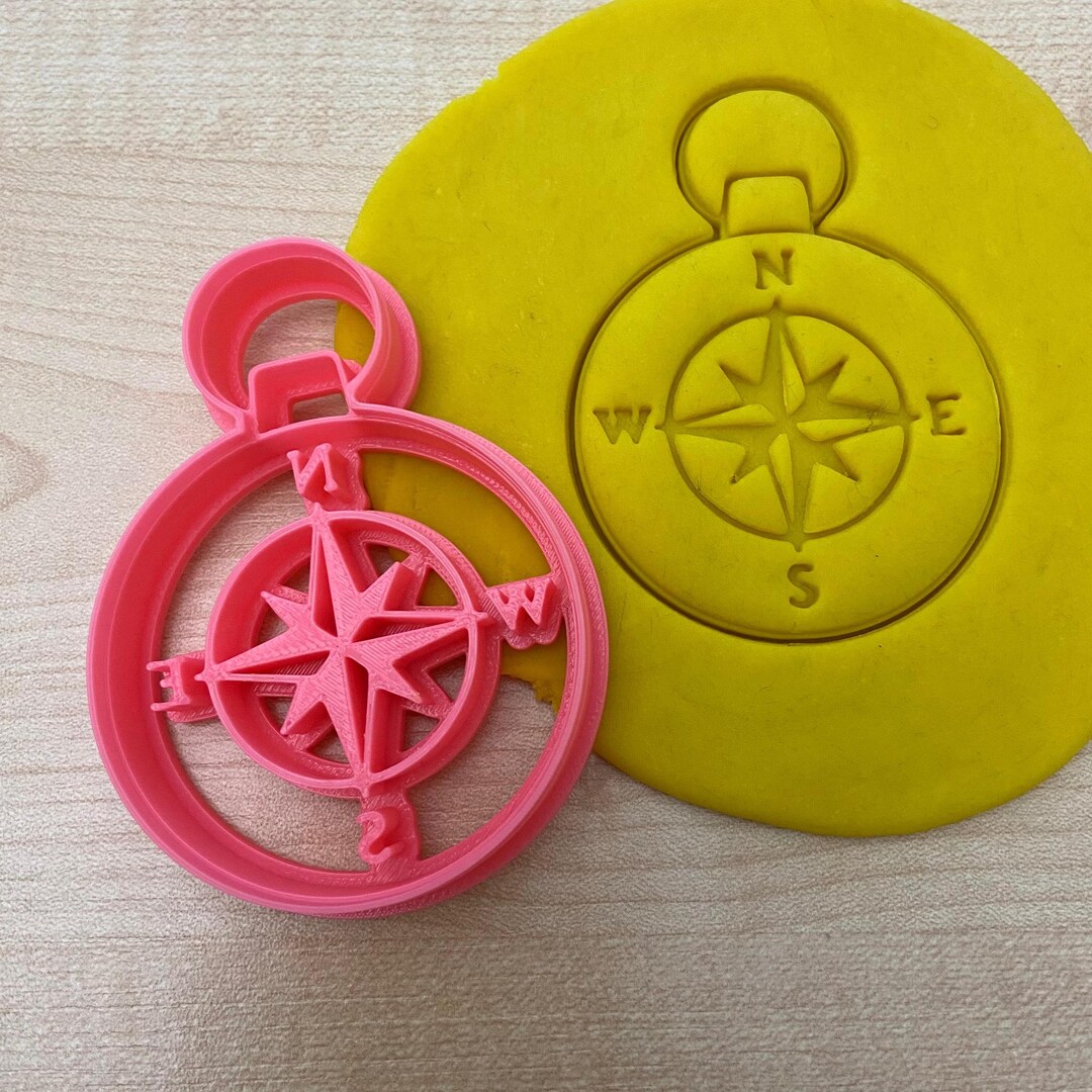 Compass Cookie Cutter, Scavenger Treasure Hunt Themed Fondant Dough ...