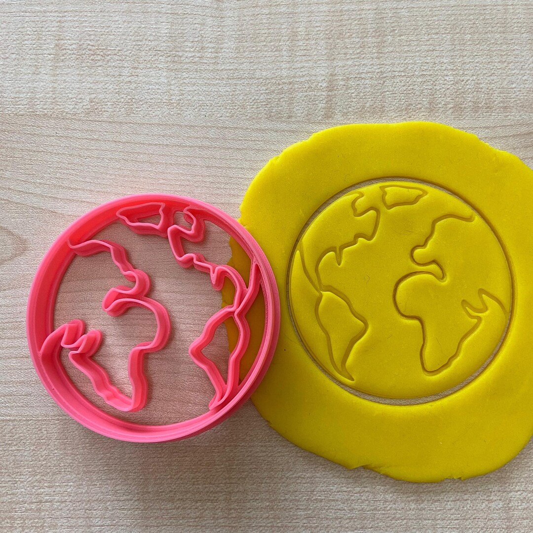 Planet Earth Cookie Cutter, Globe Space Solar System Theme - Etsy