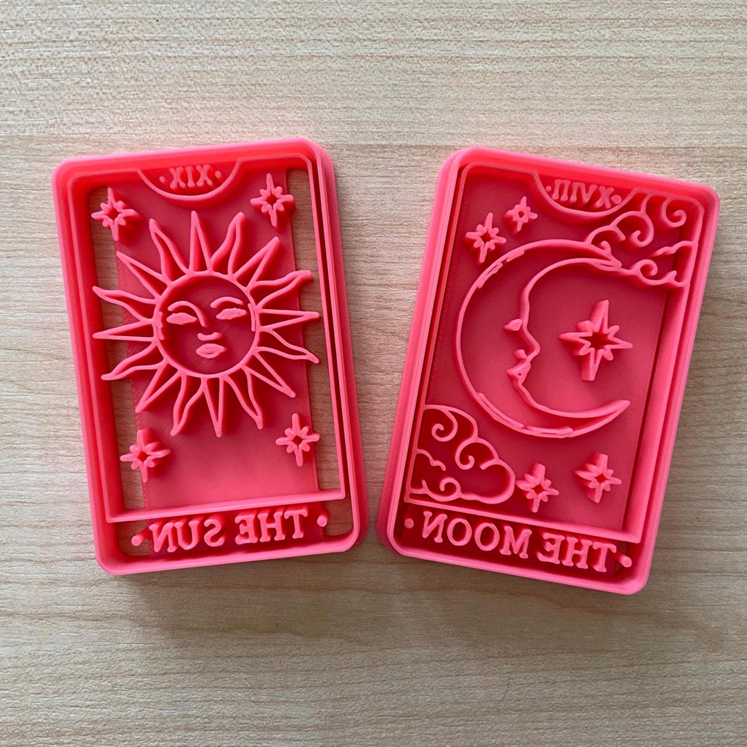 Tarot Cards Cookie Cutter Set- the Sun and the Moon - Etsy