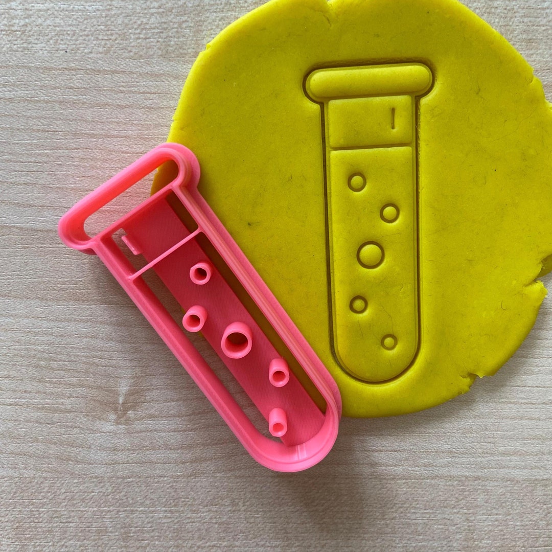 Test Tube Cookie Cutter, Lab Equipment Biscuit, Laboratory Science Geek ...