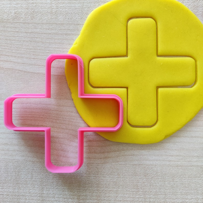 Simple Math Cookie Cutter Set- Minus, Infinity Sign, Triangle Ruler and ...