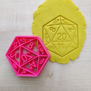 Dice Set of RPG Dnd & Dungeons and Dragons Cookie Cutter Set - Etsy