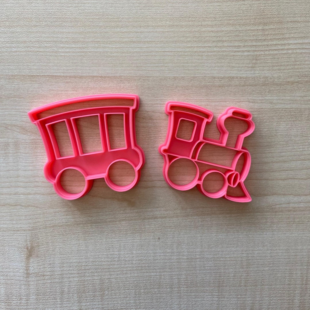 Train Cookie Cutter Set- Locomotive and Wagon - Etsy