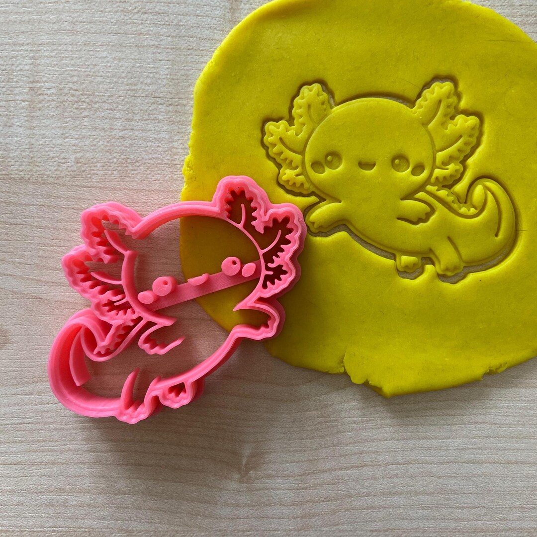 Cute Axolotl Cookie Cutter, Axolotl Gifts, Gift for Mom, Reptile ...