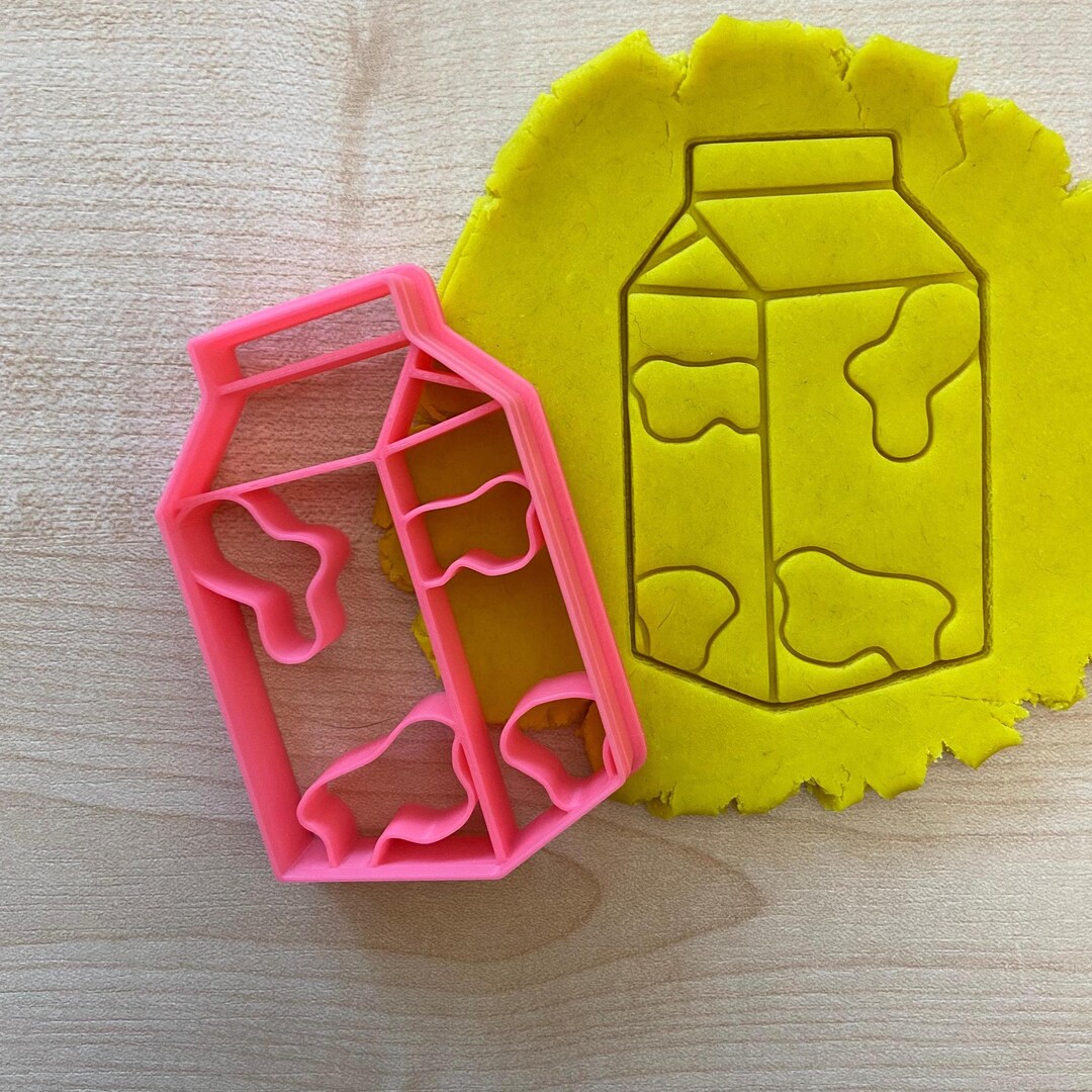 Milk Carton Cookie Cutter, Milk Box Shaped Biscuit Cutter, Kid's School ...