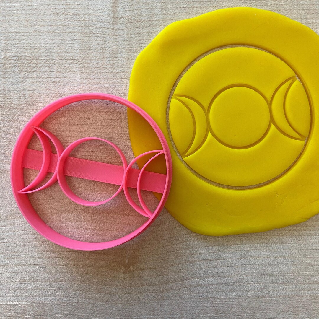 Triple Moon Goddess Cookie Cutter, Pagan Cookie Cutter - Etsy