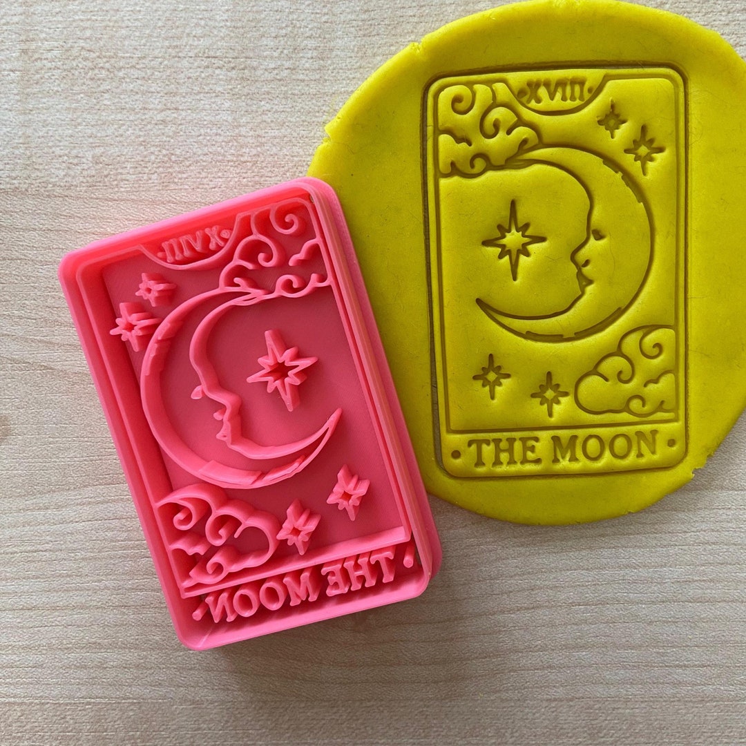 The Moon Tarot Card Cookie Cutter - Etsy
