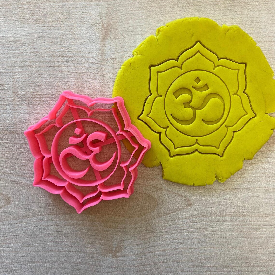 Namaste Om Cookie Cutter, Aum Biscuit Cutter, Yoga Chakra Meditation ...