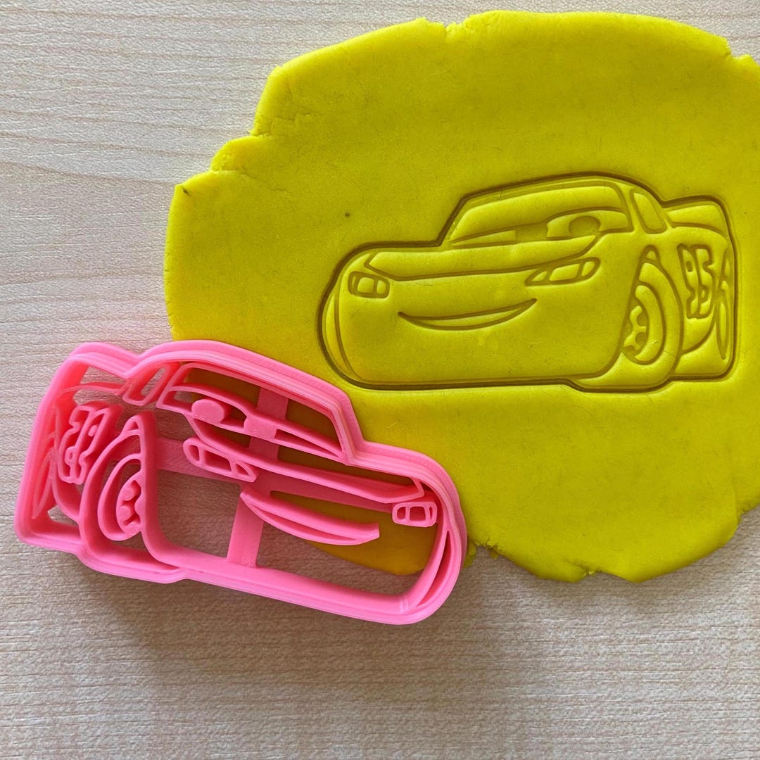 Lightning Mcqueen Cookie Cutter, Cars Movie Cartoon Character, Biscuit ...