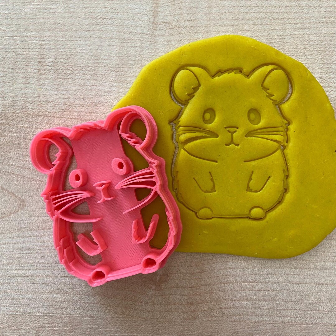 Cute Hamster Cookie Cutter, Animal Pet Fondant Dough Stamp, Kawaii ...